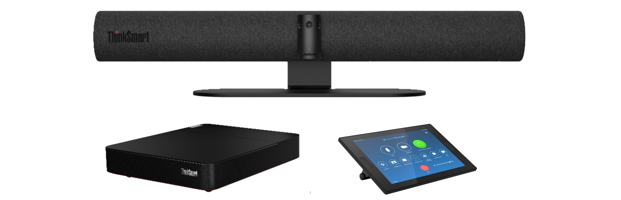 レノボ、最大180°の広視野角で快適なコラボレーション体験を提供 会議室向けビデオバー「ThinkSmart Bar 180」と ルームシステム「ThinkSmart Core Full ...