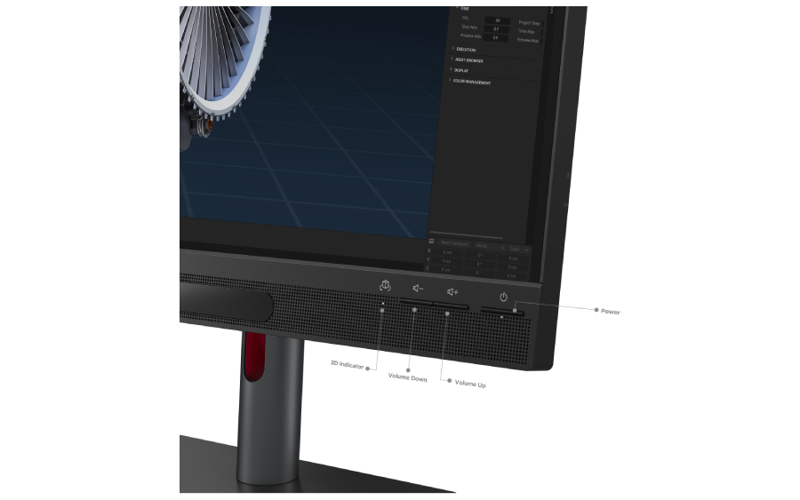 ThinkVision 27 3D - Glasses-free, 2D/3D Compatible Display | Lenovo Russia