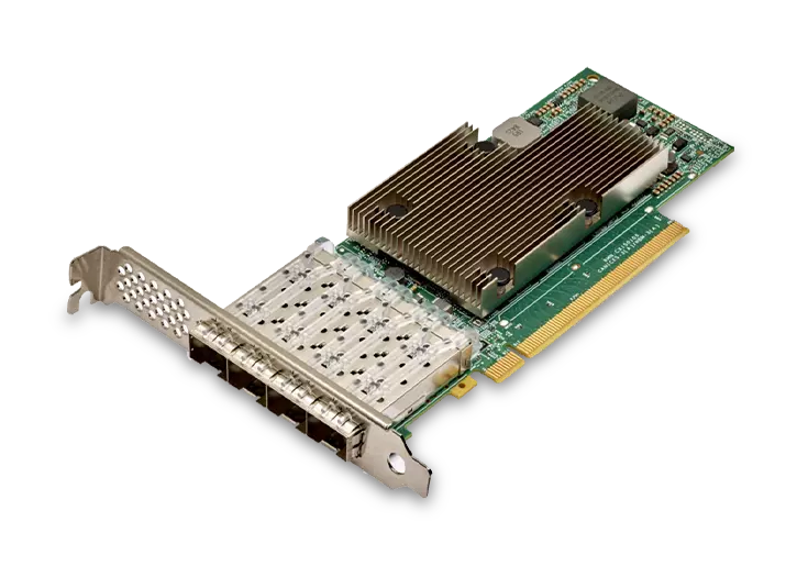 ThinkSystem Intel E810-DA4 10/25GbE SFP28 4-Port OCP Ethernet Adapter ...