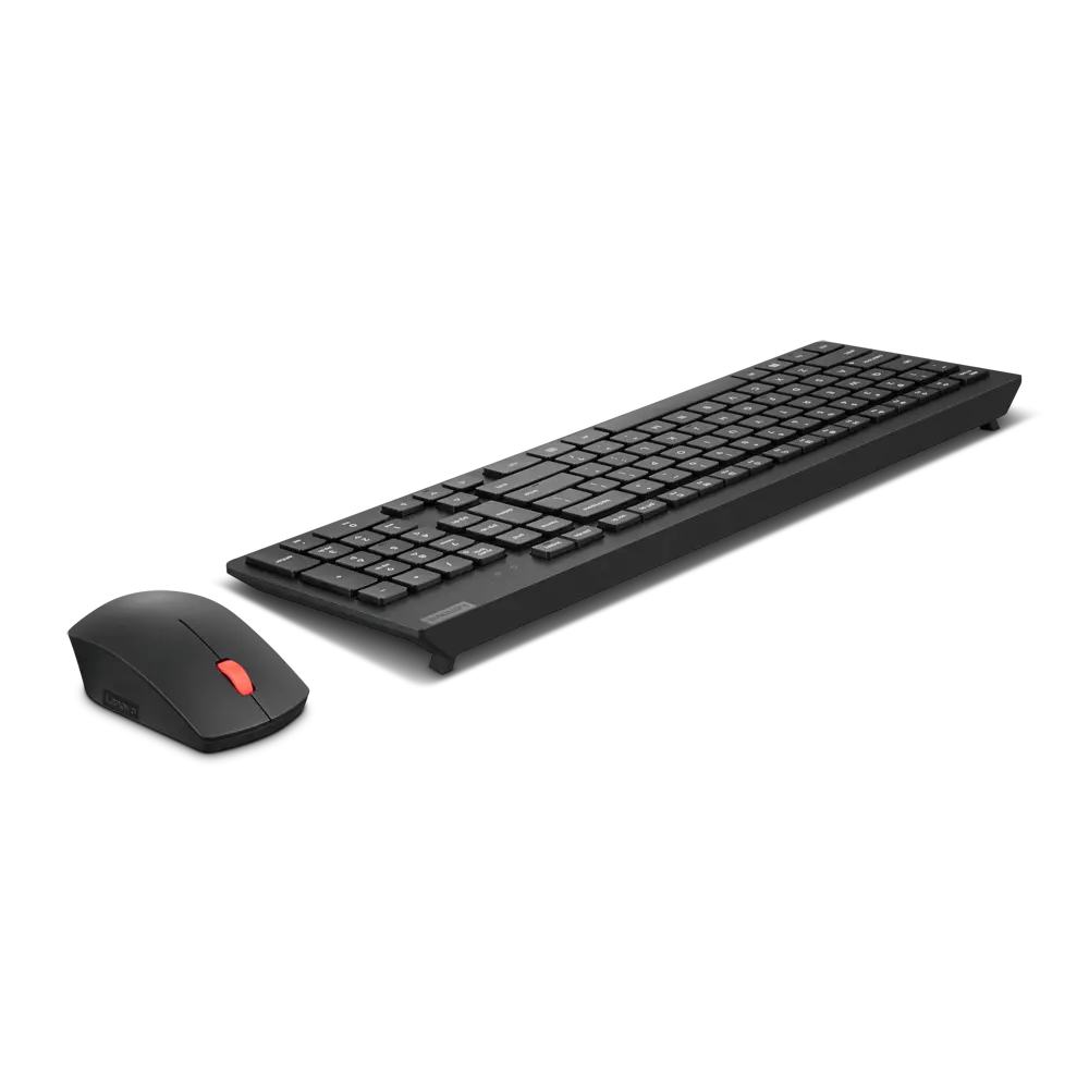 Kit teclado e mouse sem fio Essential, preto, Lenovo ABNT2 | 4X31N50713 ...